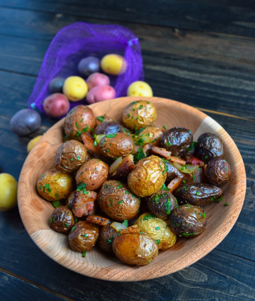 Duck Fat Fried Baby Potatoes - Food is Love Made Edible