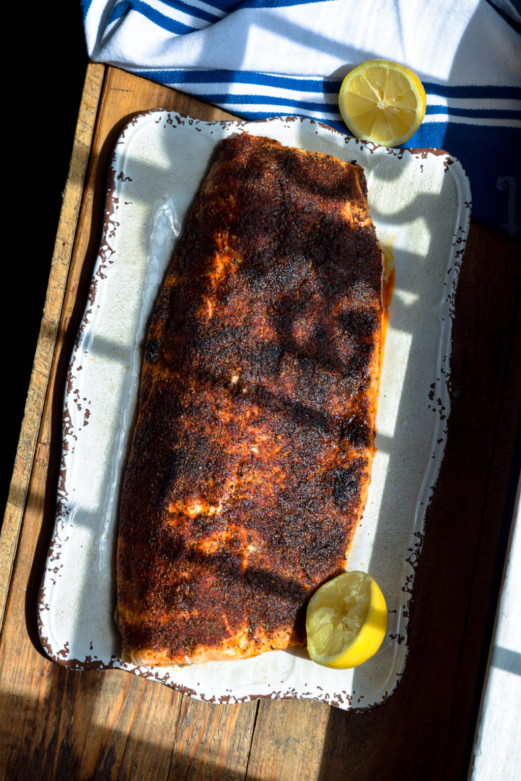 Baked Blackened Salmon - Food is Love Made Edible